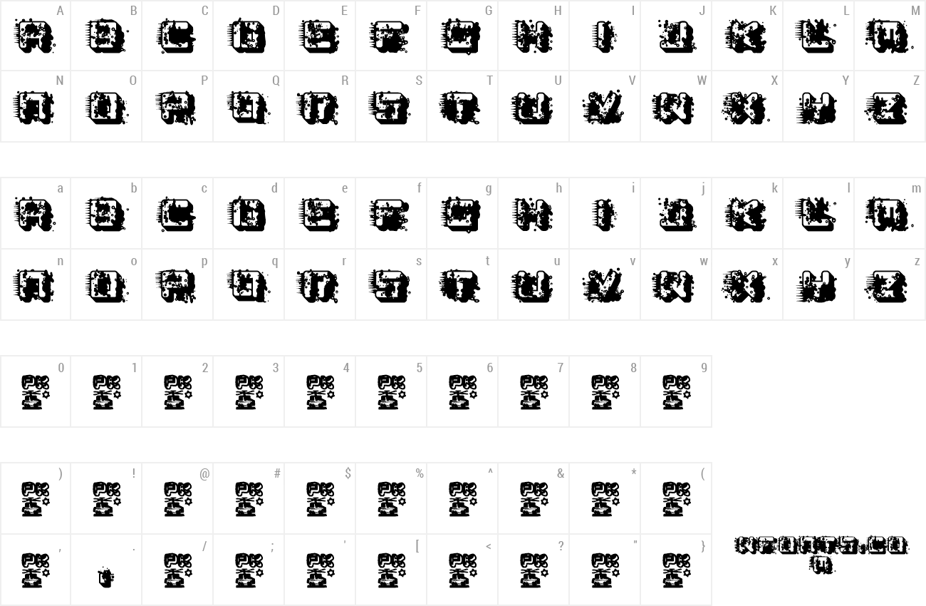 pk LSD Font | wfonts.com - download free