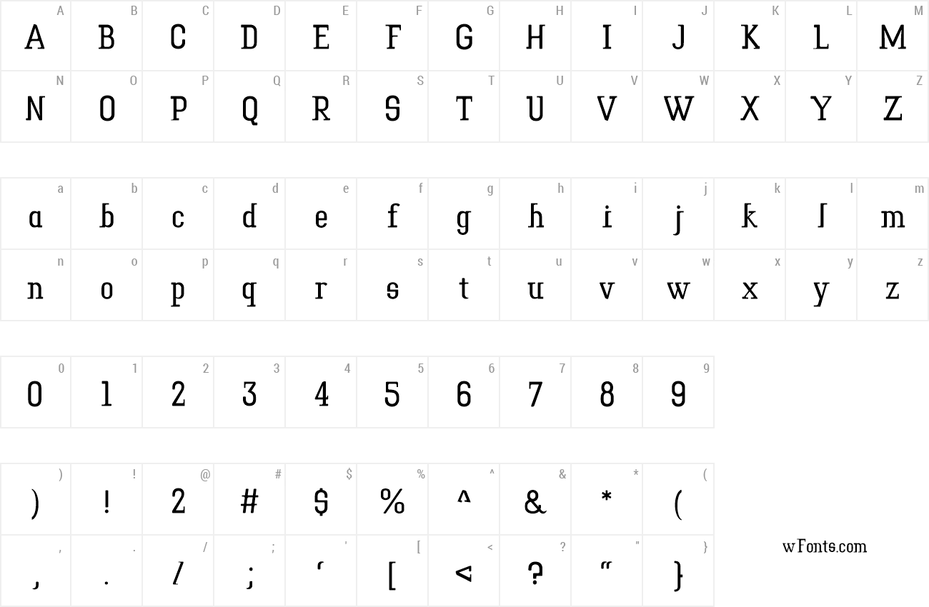 Tower Print Font | wfonts.com - download free