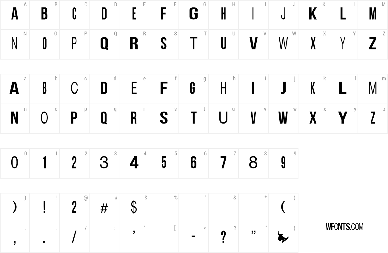 Board Contest Font | wfonts.com - download free