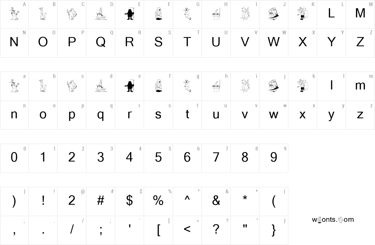 KR RPG Font | wfonts.com - download free