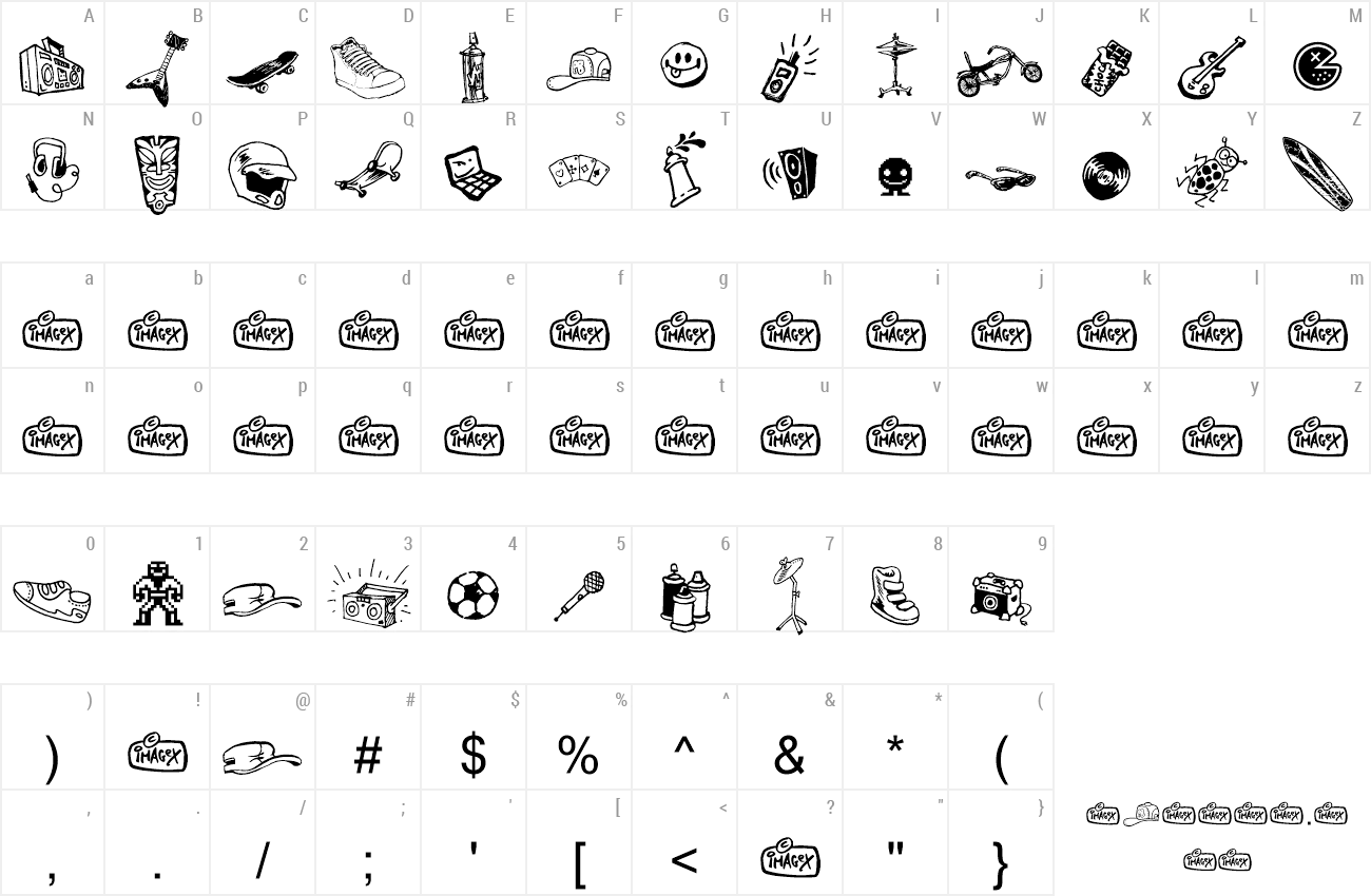 In my room Font | wfonts.com - download free