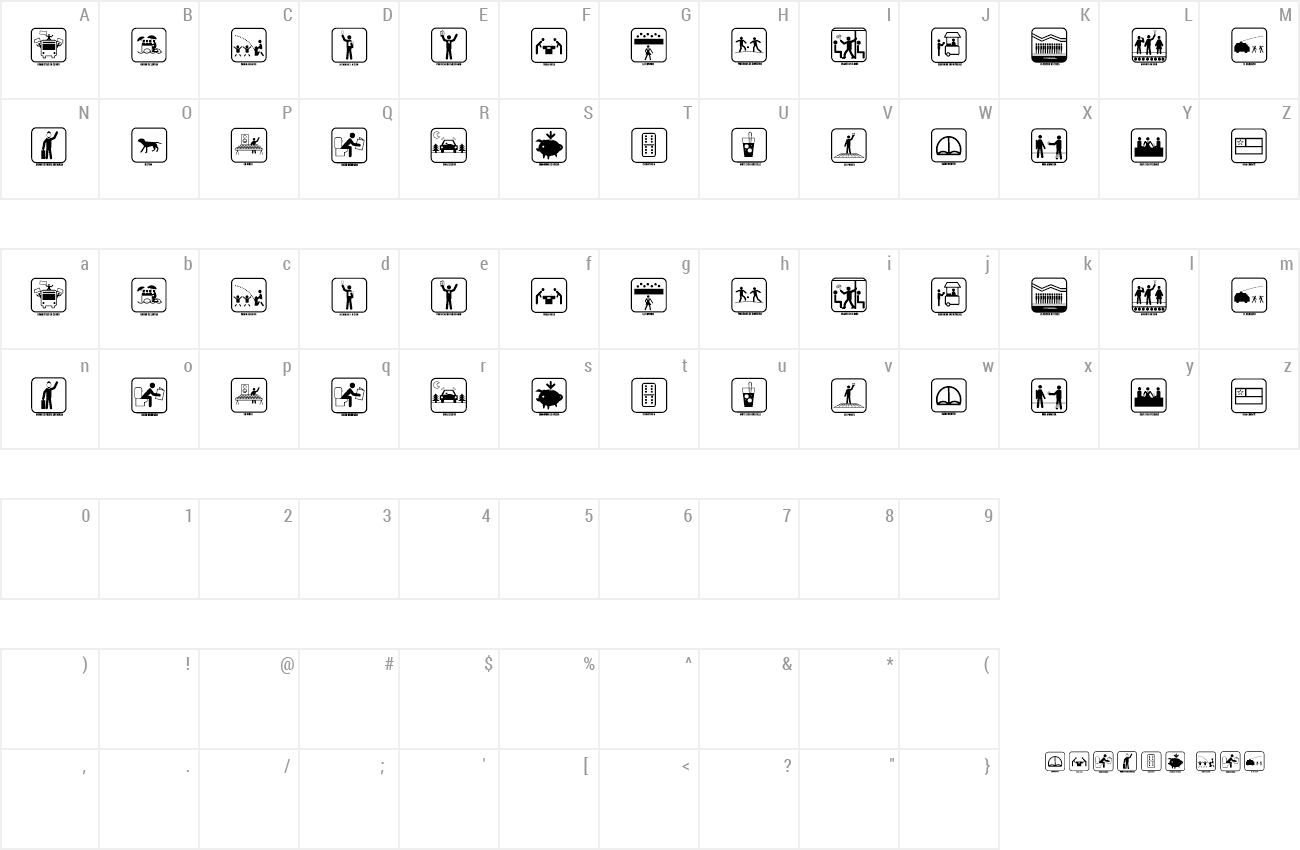 SANTIAGO ICONO Font | wfonts.com - download free