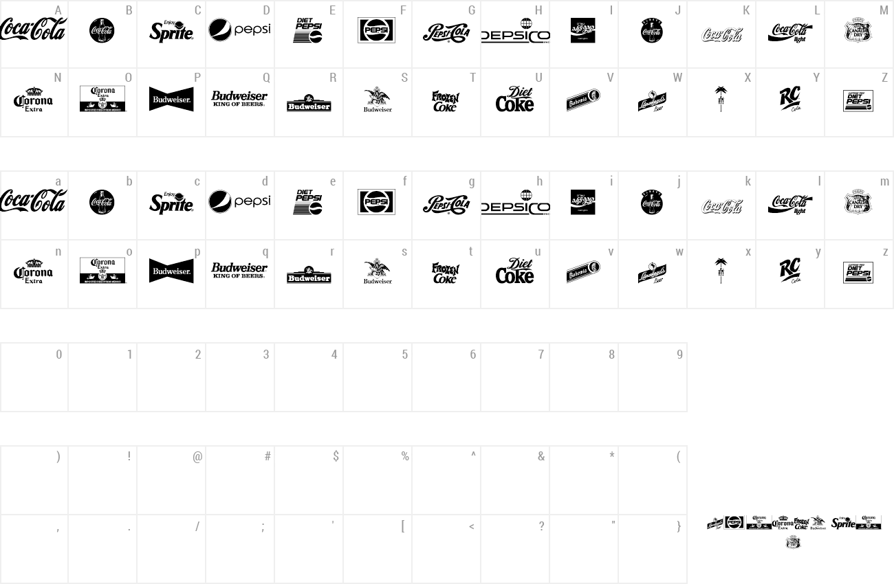 logos and logos tfb Font | wfonts.com - download free