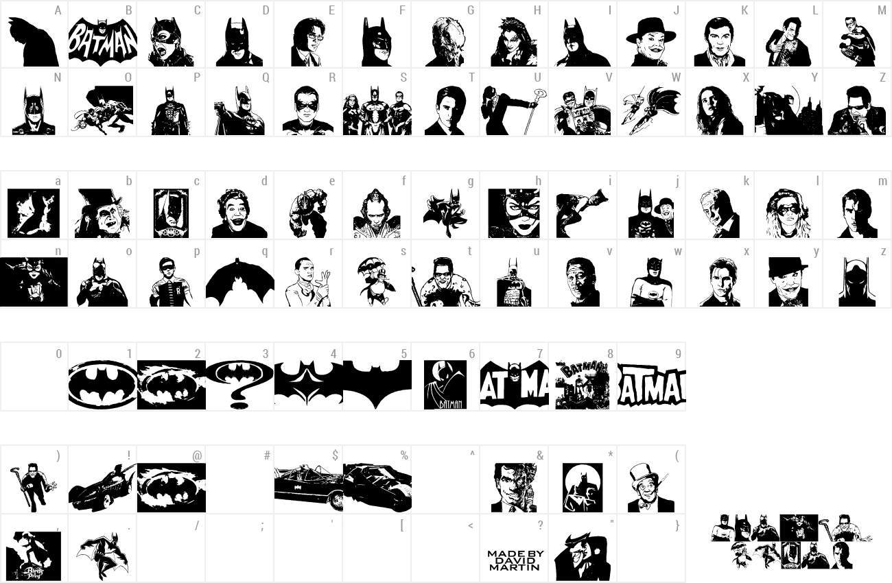 Batman The Dark Knight Font | wfonts.com - download free