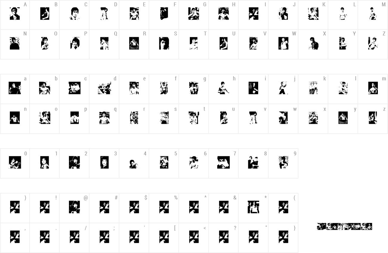 BRUCE LEE Font | wfonts.com - download free