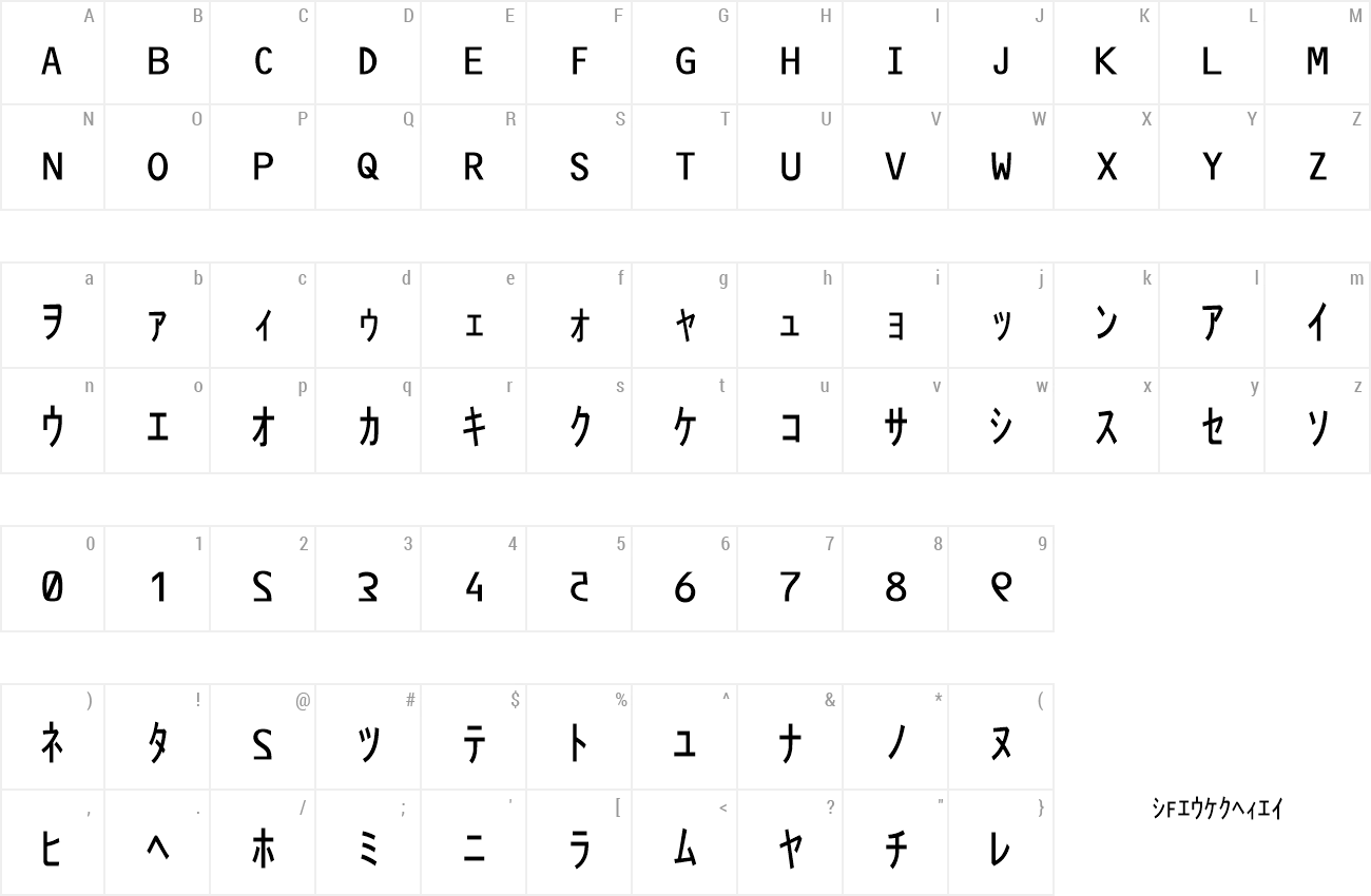 Download Free Font Matrix Code NFI