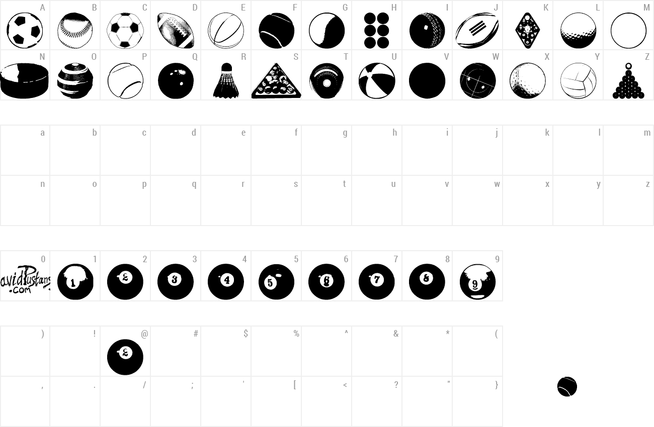 BALLS BALLS AND MORE BALLS Font | wfonts.com - download free