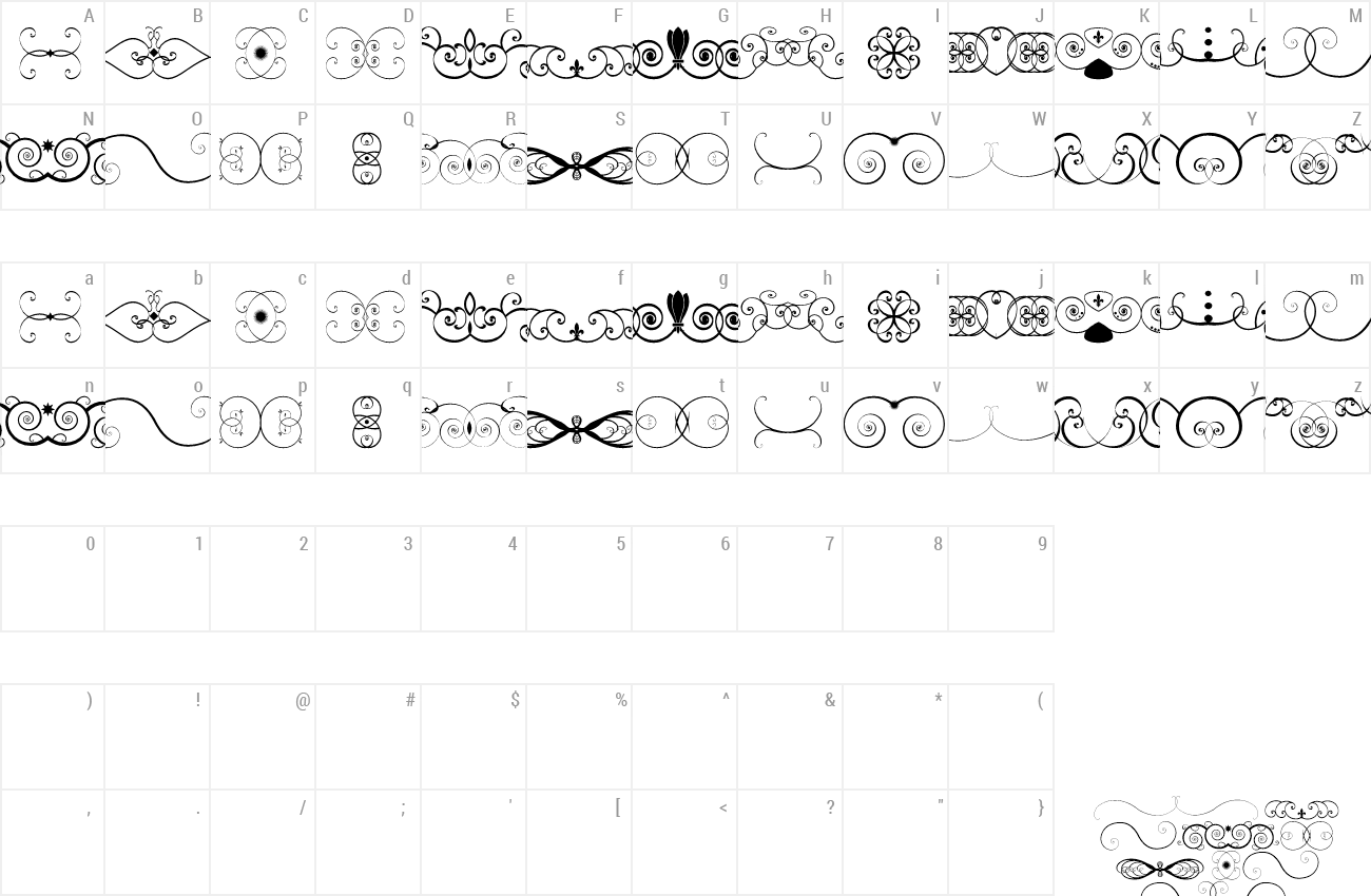 Ornametss tfb Font | wfonts.com - download free