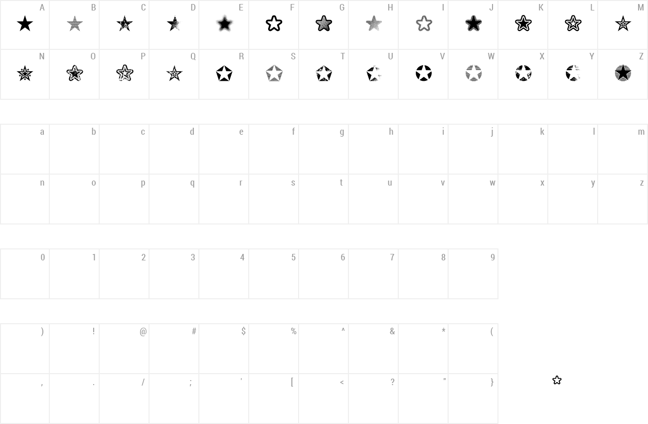 STARZ 2 Font | wfonts.com - download free