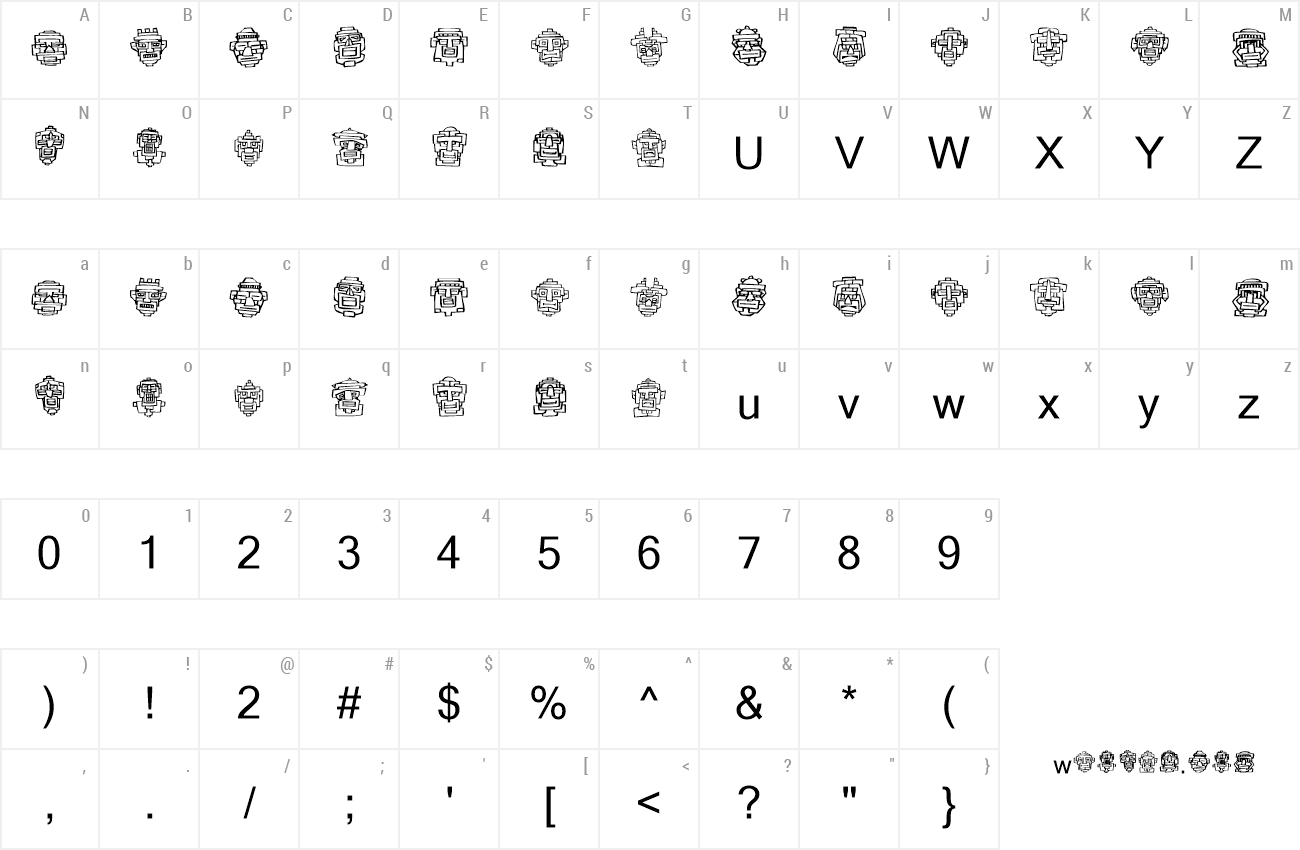 FE 20 Faces Font | wfonts.com - download free