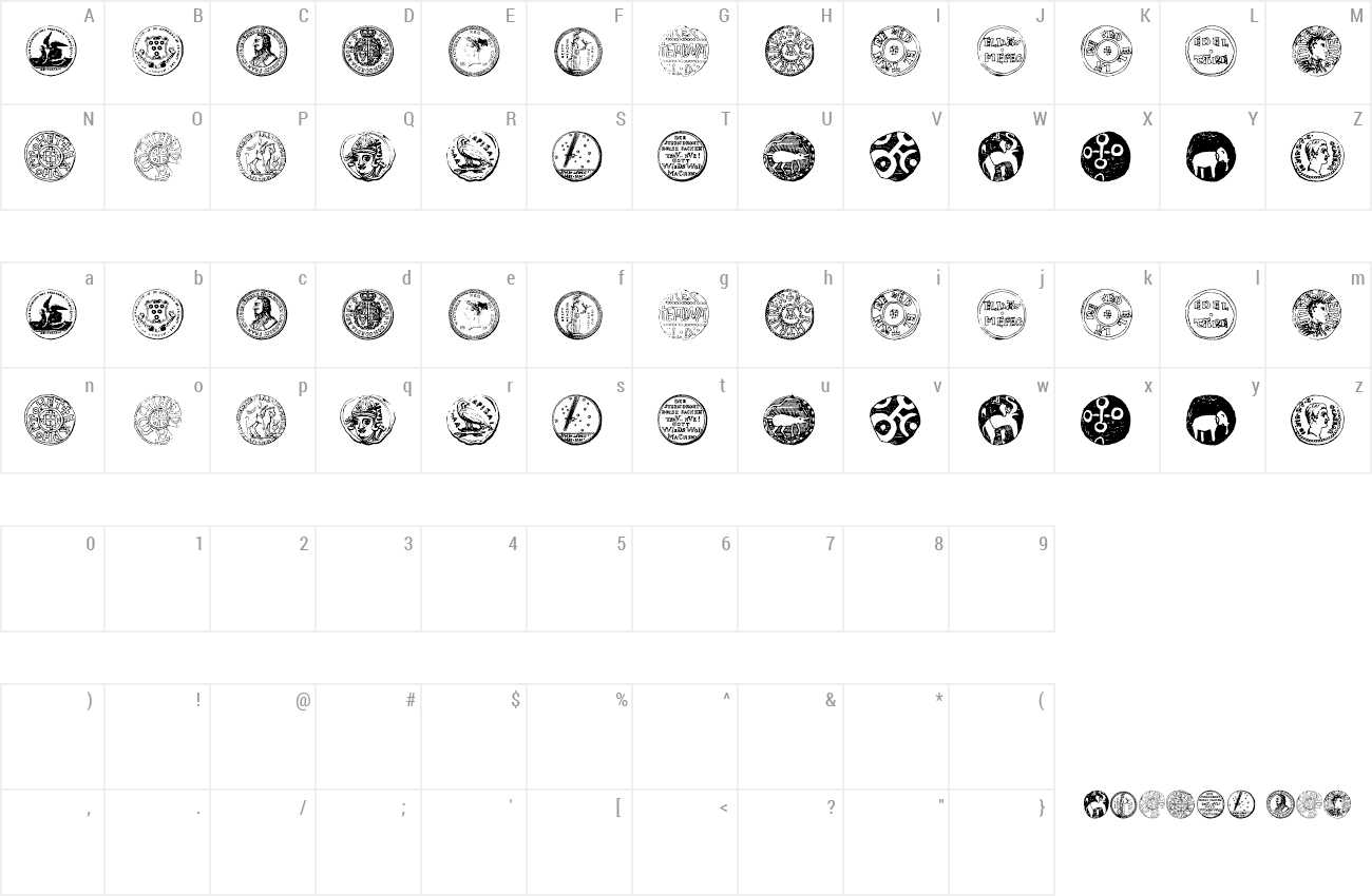 Numismatic Bats TFB Font | wfonts.com - download free