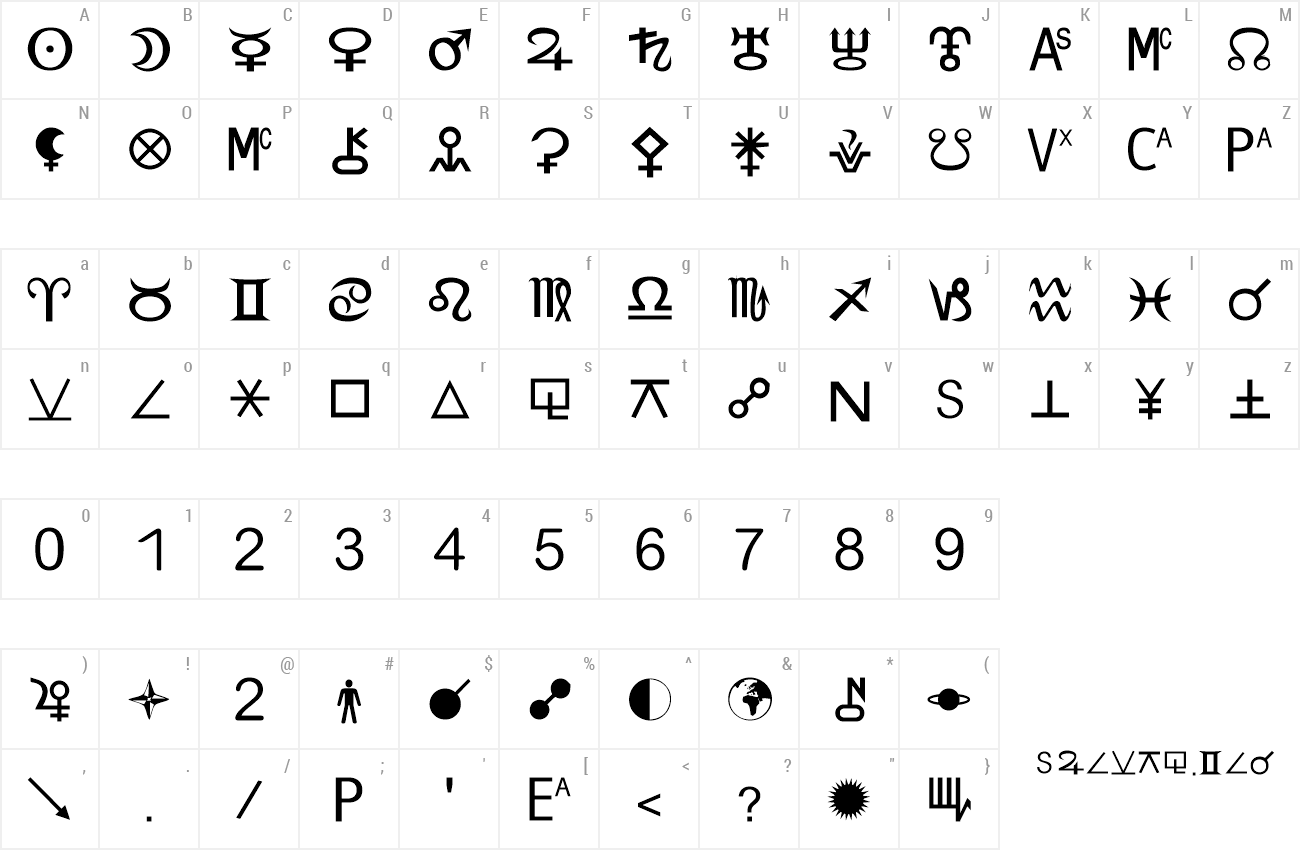 Zodiac S Font | wfonts.com - download free