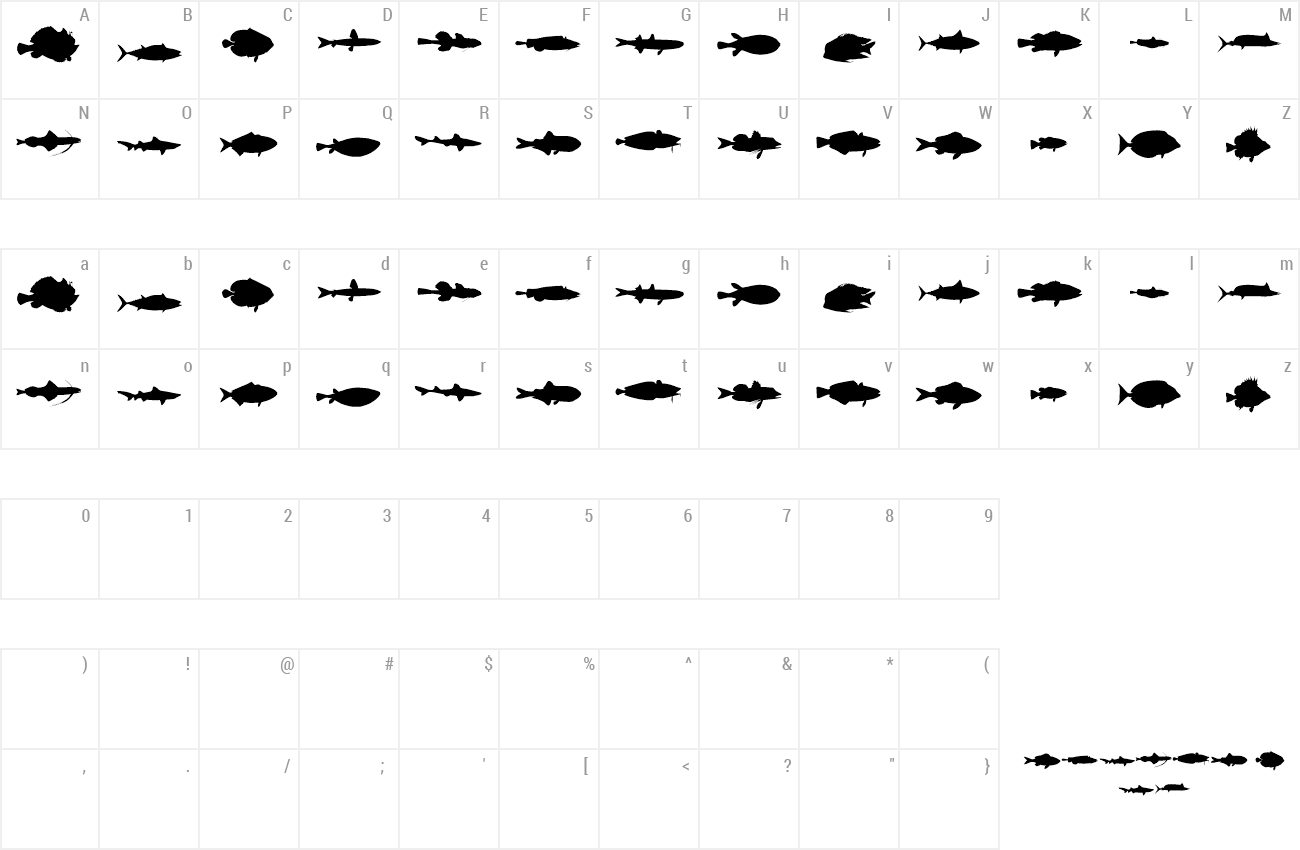 LE FISH Font | wfonts.com - download free