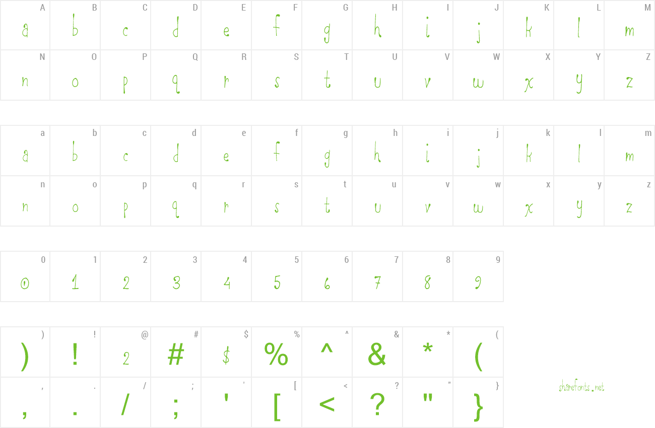 LowerCase Font Wfonts Download Free