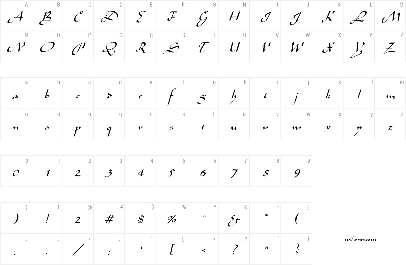 Aladdin Font | wfonts.com - download free