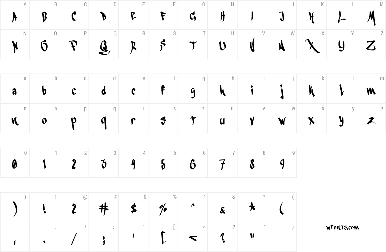 Blackbook 3rd Font | wfonts.com - download free