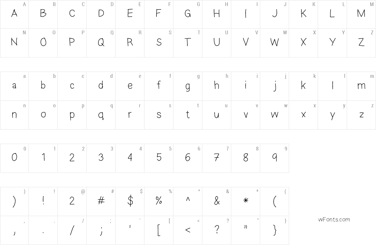 Eka's Android Handwriting Font | wfonts.com - download free