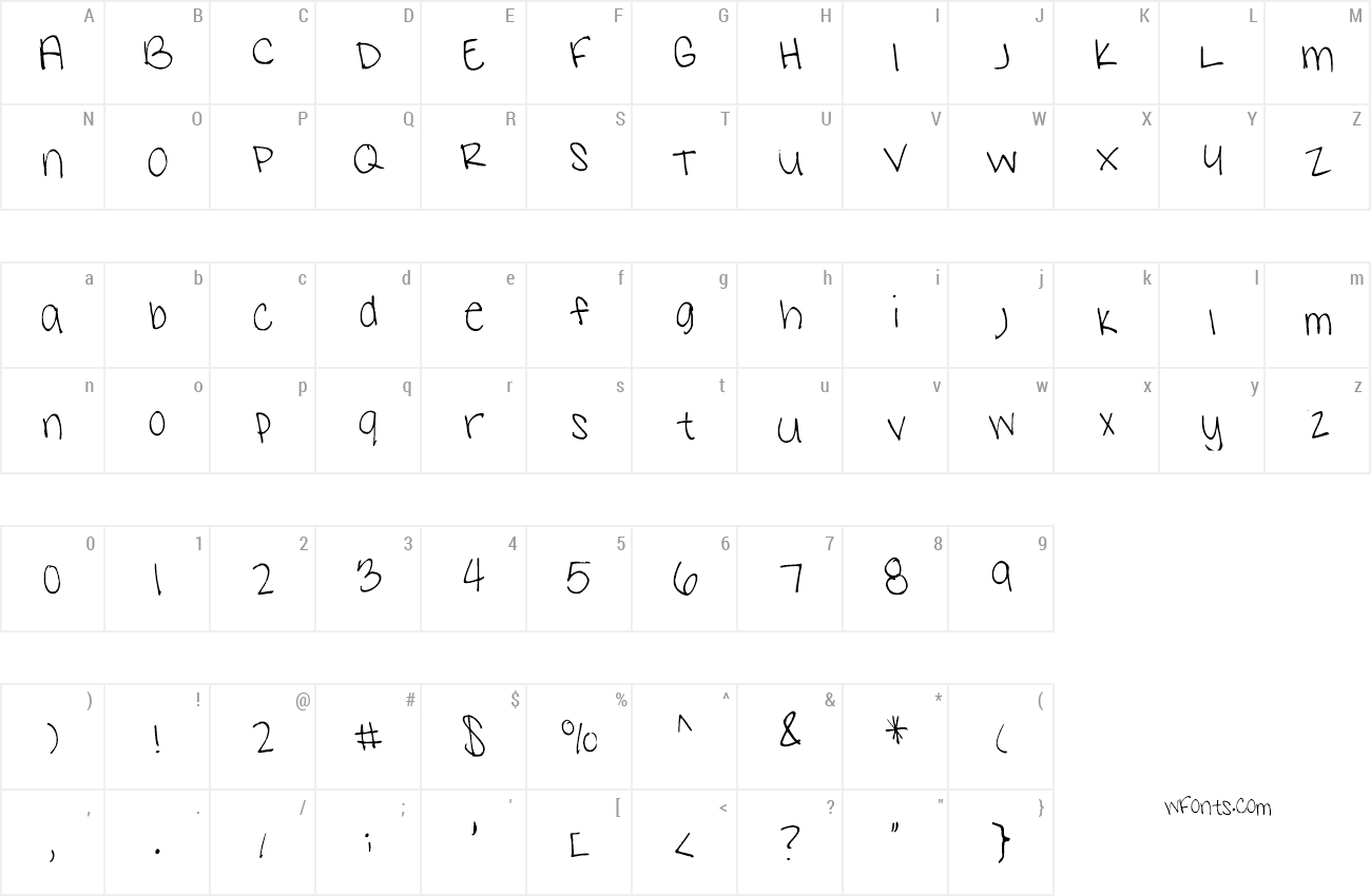 Sams handwriting Font | wfonts.com - download free