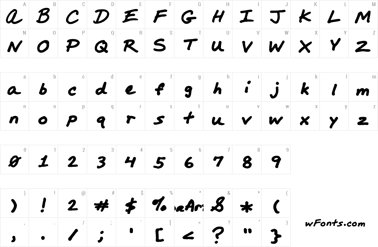 Marker Comp Font | wfonts.com - download free