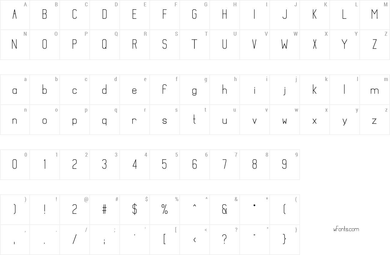 Mathematical Font | wfonts.com - download free