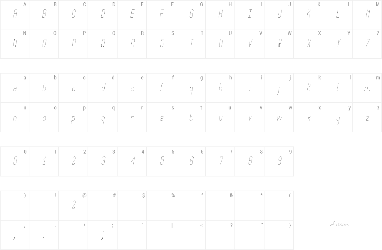 Puente Estrecho St Font | wfonts.com - download free