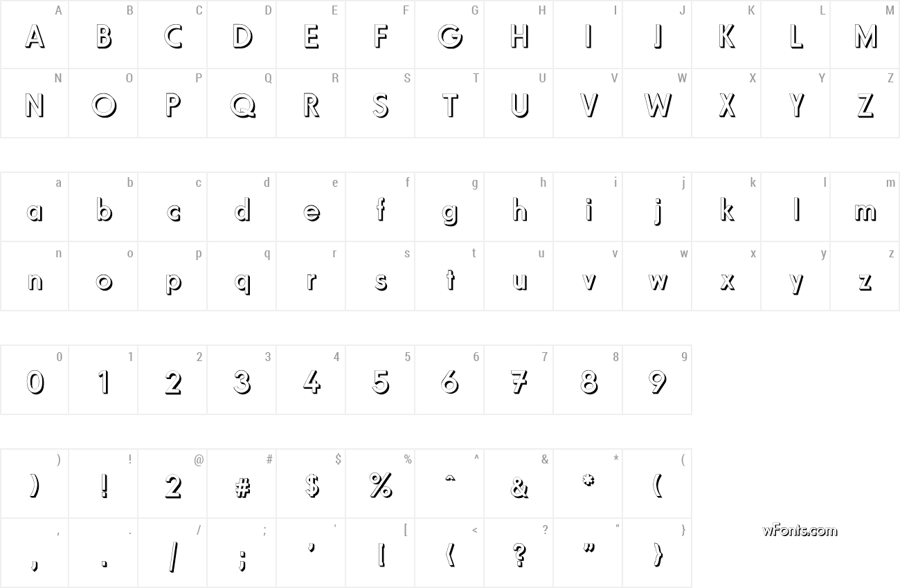 Fundamental Brigade Font | wfonts.com - download free