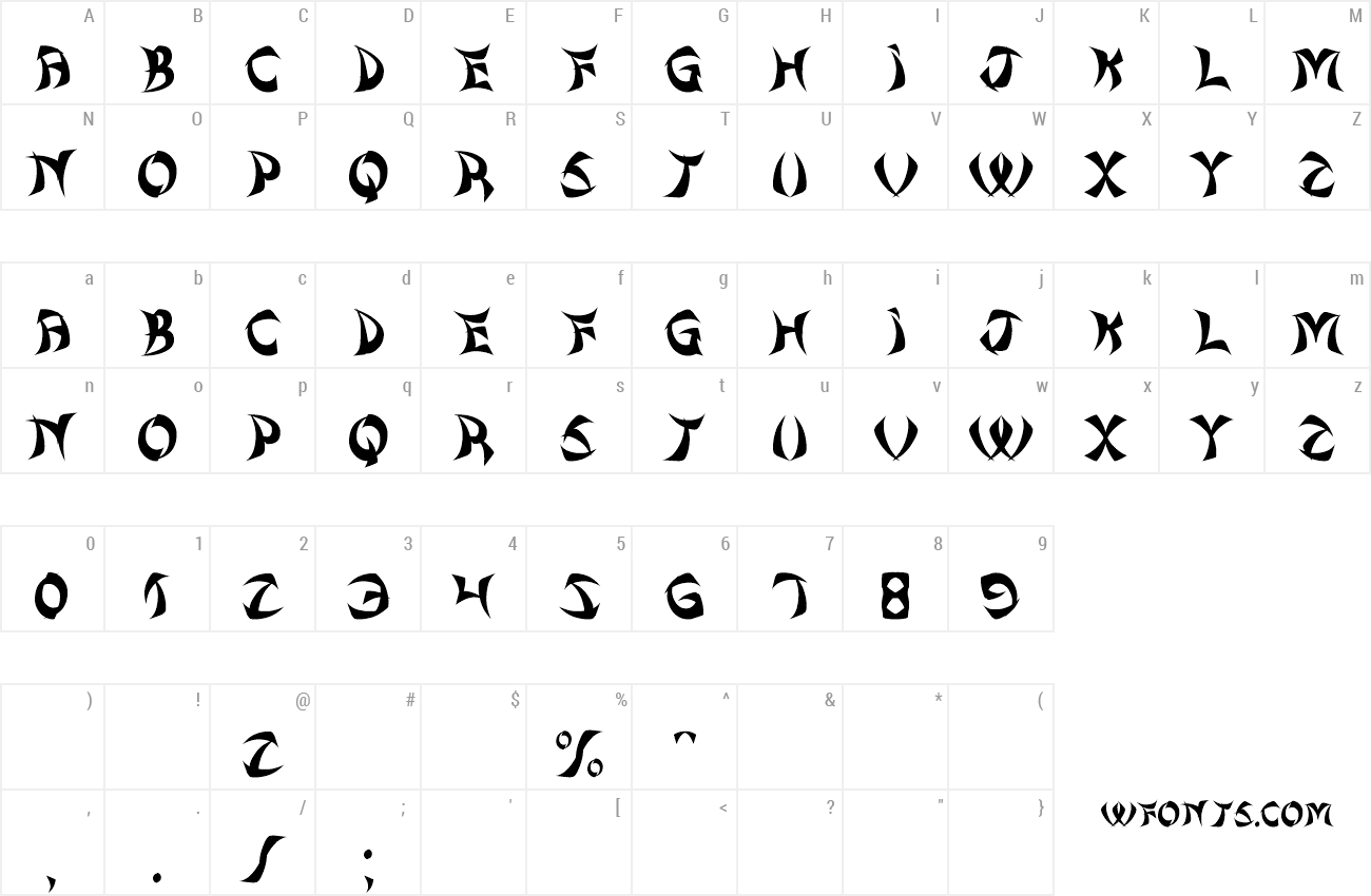 Chinese Wok Food St Font | wfonts.com - download free