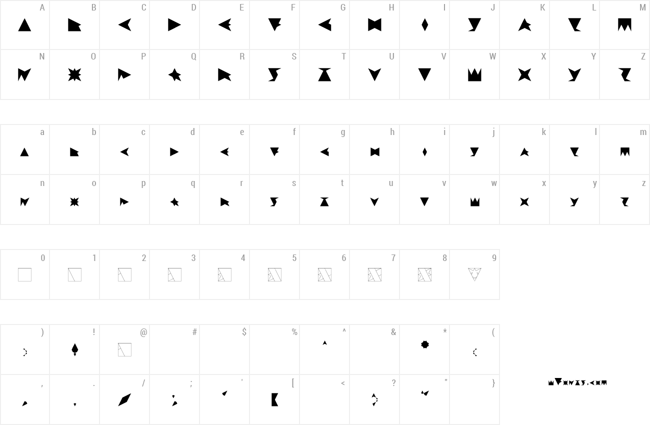 Trifont Font | wfonts.com - download free