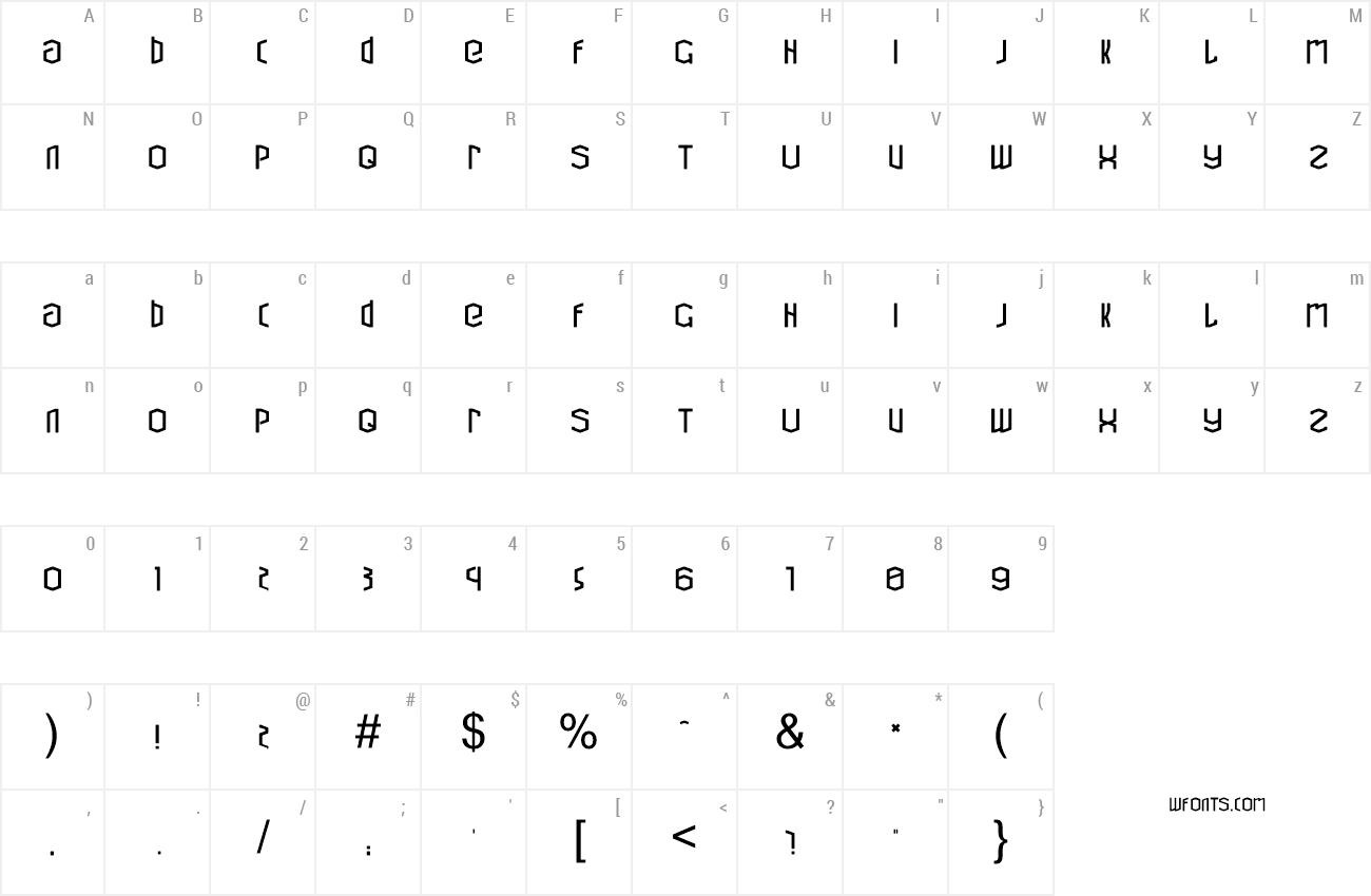 Cubic Refit Font | wfonts.com - download free