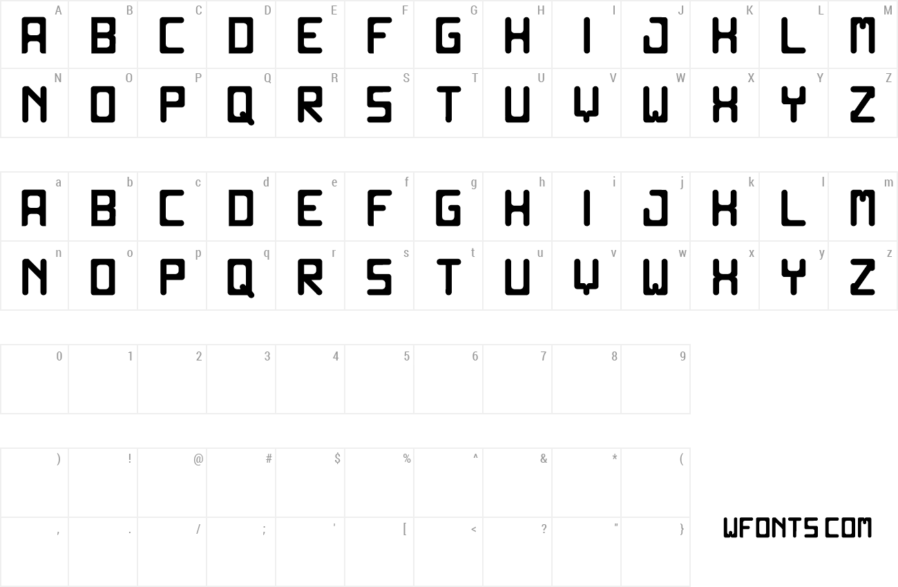 Old computer St Font | wfonts.com - download free