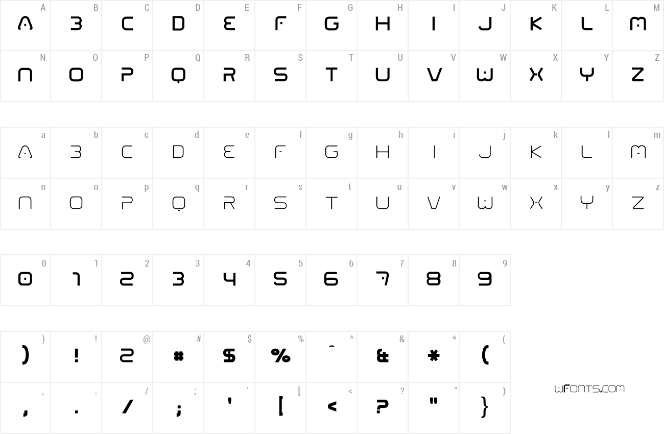 01 Digitall Font | wfonts.com - download free