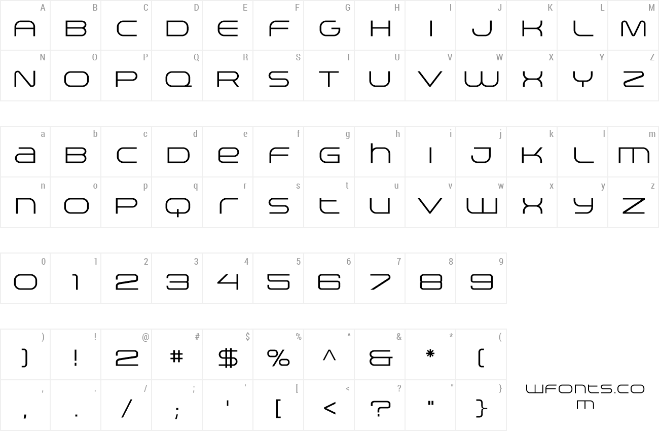 Arkitech Medium Font | wfonts.com - download free