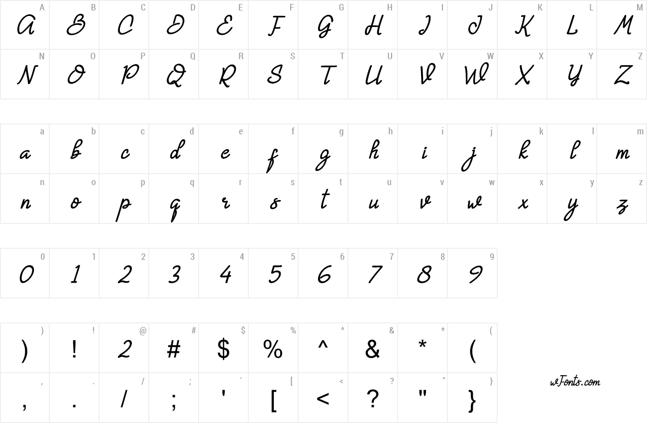 Hanna Monica Font | wfonts.com - download free