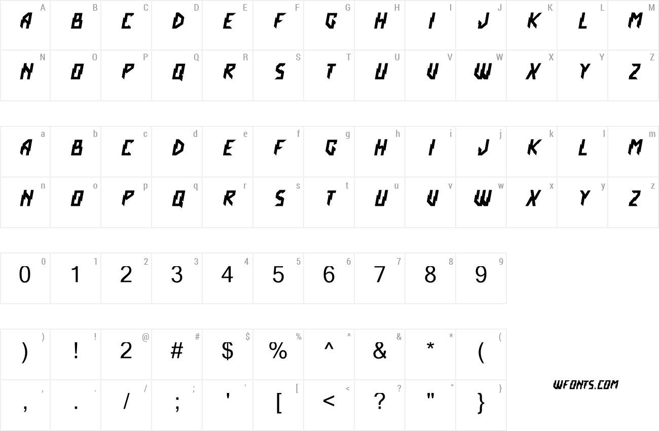 Crash Scene Font | wfonts.com - download free