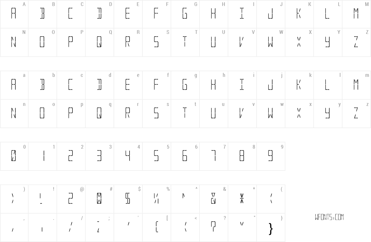 Digital System Font | wfonts.com - download free