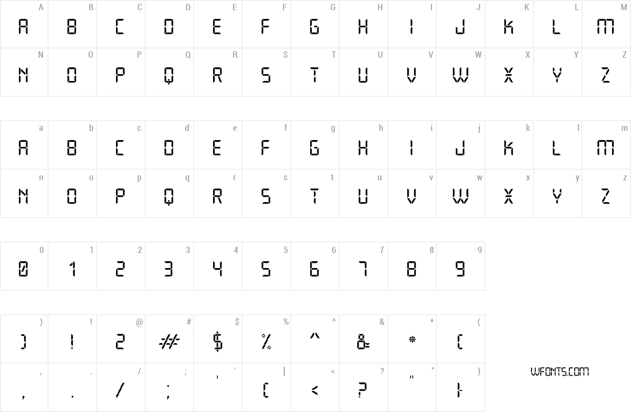 Open 24 Display St Font | wfonts.com - download free