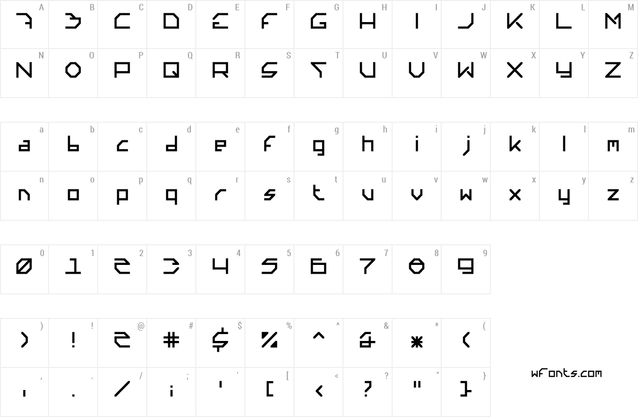 Altera 5 Font | wfonts.com - download free