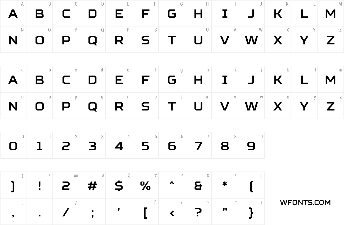 Squares Bold Font | wfonts.com - download free