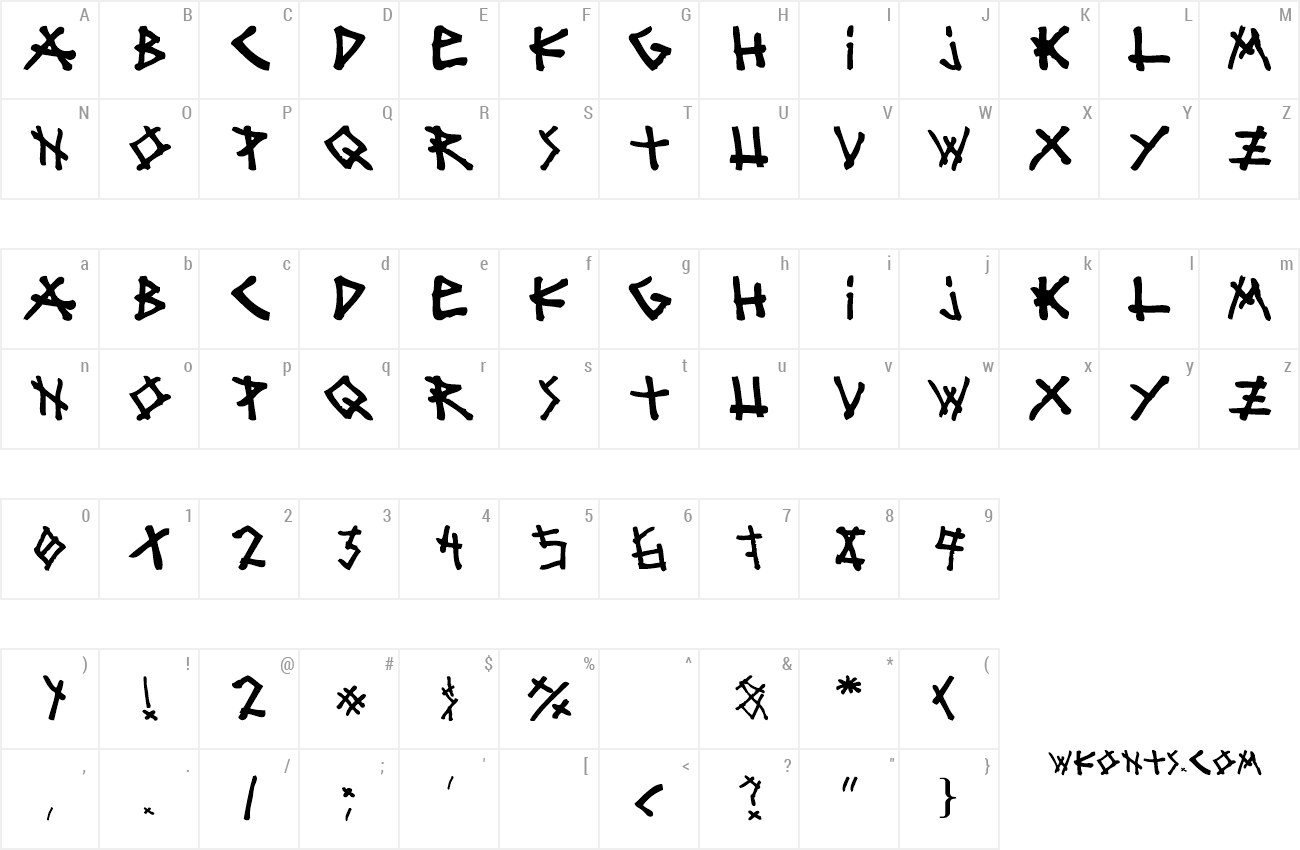 mister bambu Font | wfonts.com - download free