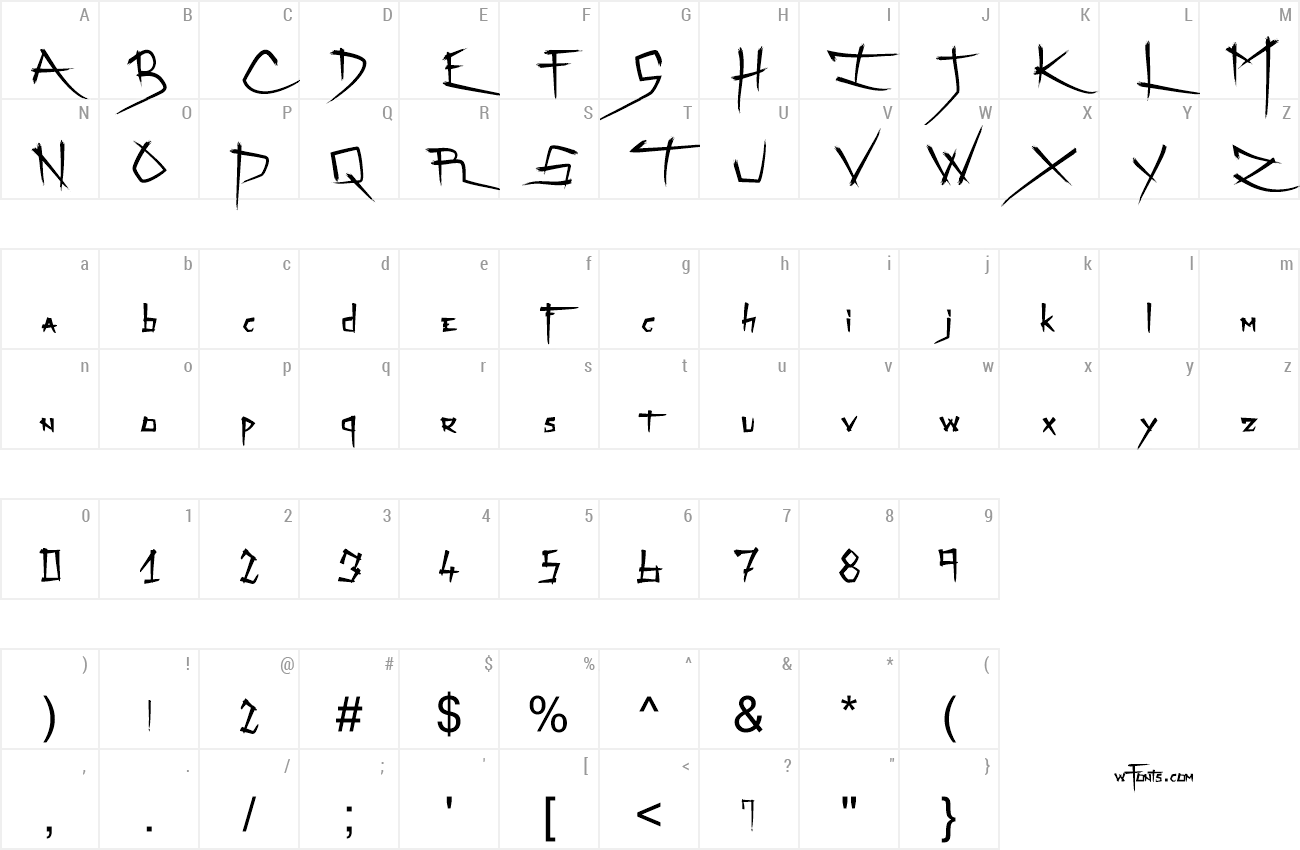 Download Free Font Zenzai Itachi