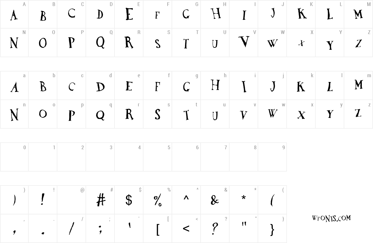 DaDa Antiquerist Font | wfonts.com - download free