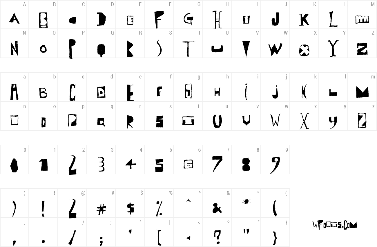 Polish Posterisation Font | wfonts.com - download free