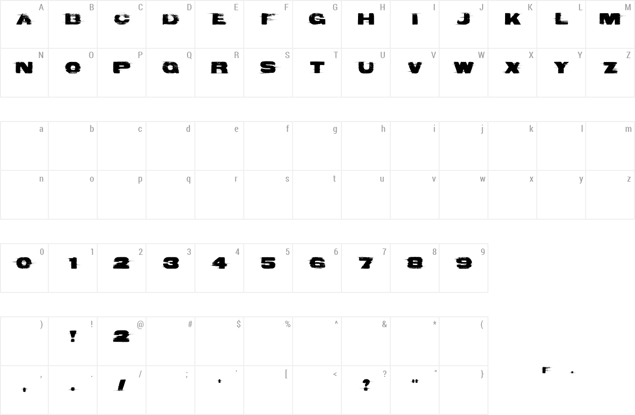 Bad Coma Font | wfonts.com - download free