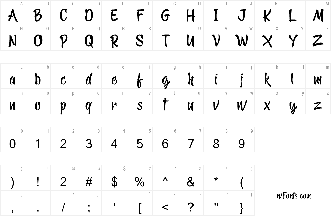 Yellow Ginger Font | wfonts.com - download free