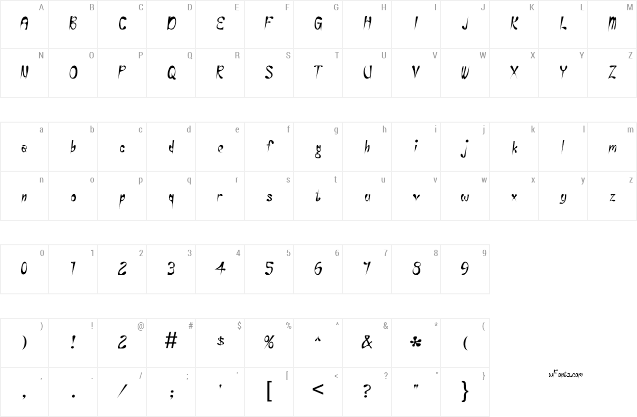 Eye Rhyme Font | wfonts.com - download free