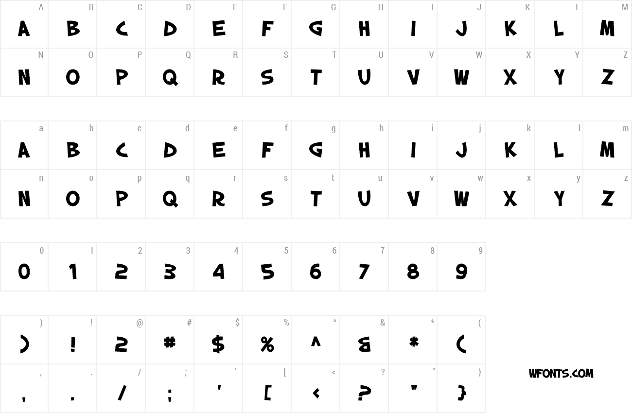 HL Slapstick Comic Font | wfonts.com - download free