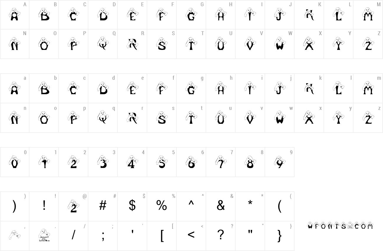 LCR Peek A Boo Font | wfonts.com - download free