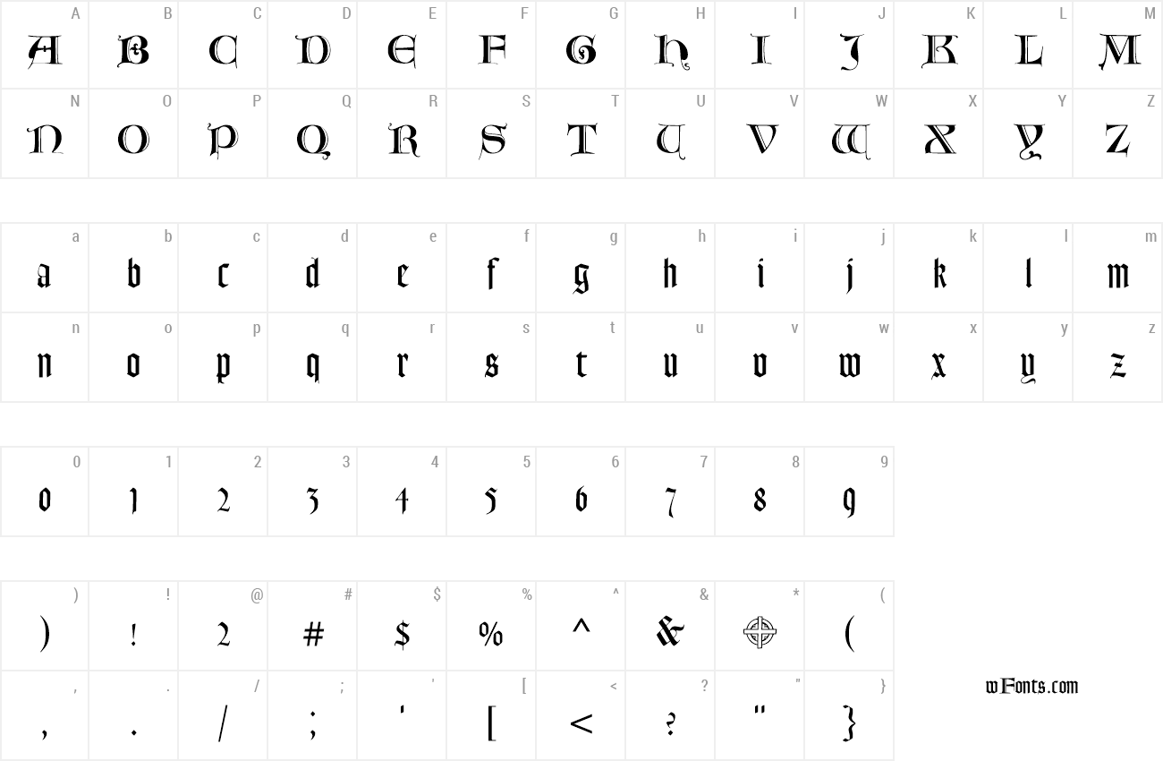 HP-Goudy Text Font | wfonts.com - download free