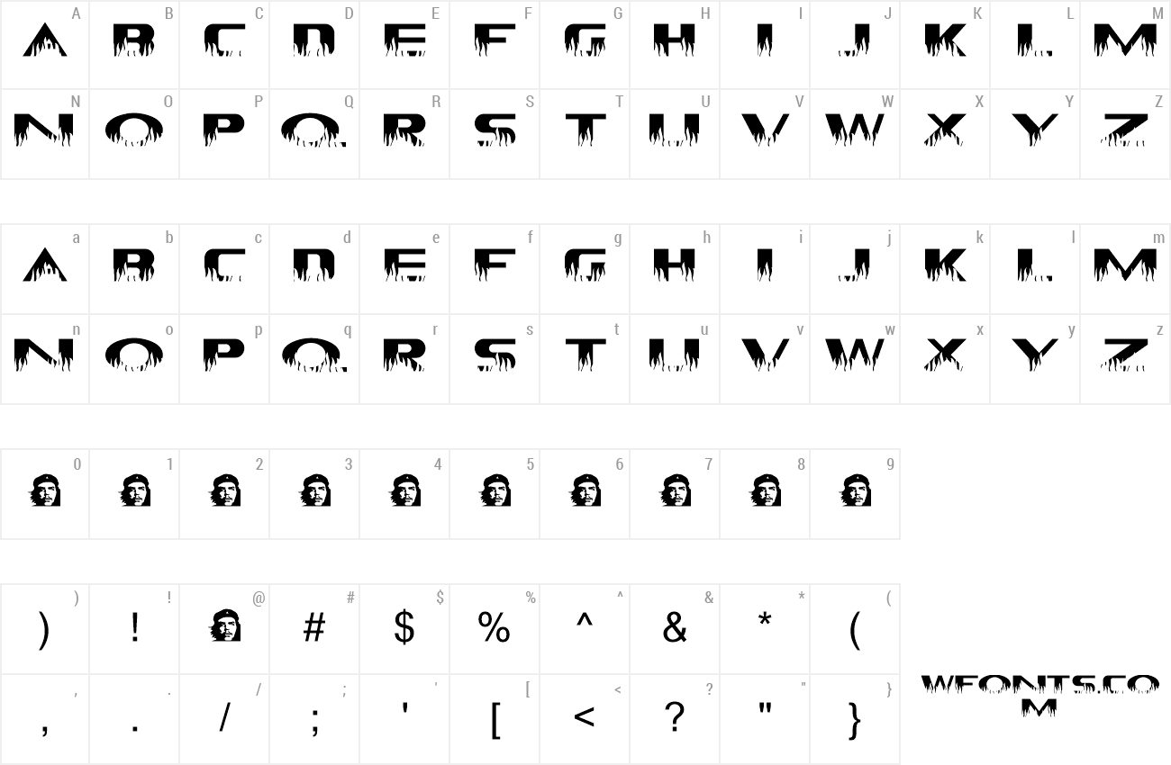 CHE LIVES! Font | wfonts.com - download free