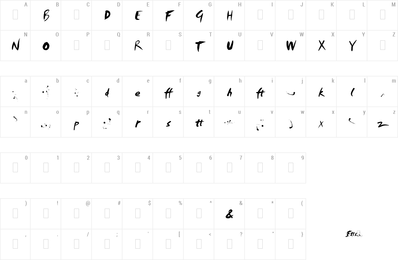 Smudger Alts LET Font | wfonts.com - download free